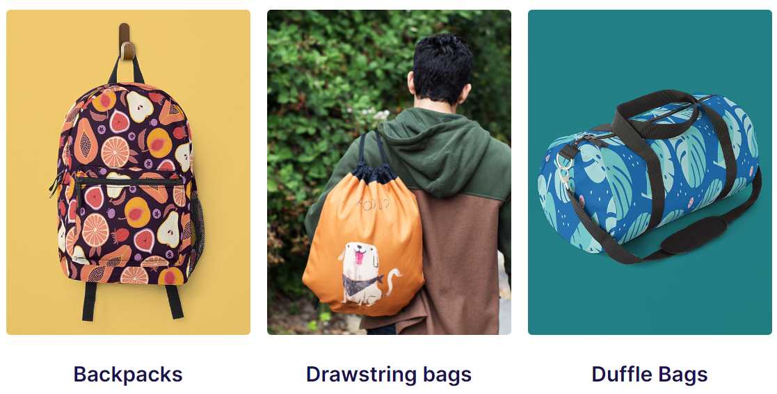17 Print On Demand Bags & Backpacks To JOIN – Passive Marketeer