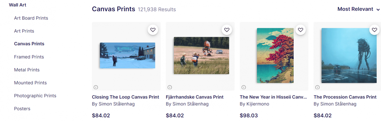 15 Print On Demand Canvas Sites To SELL YOUR ART – Passive Marketeer