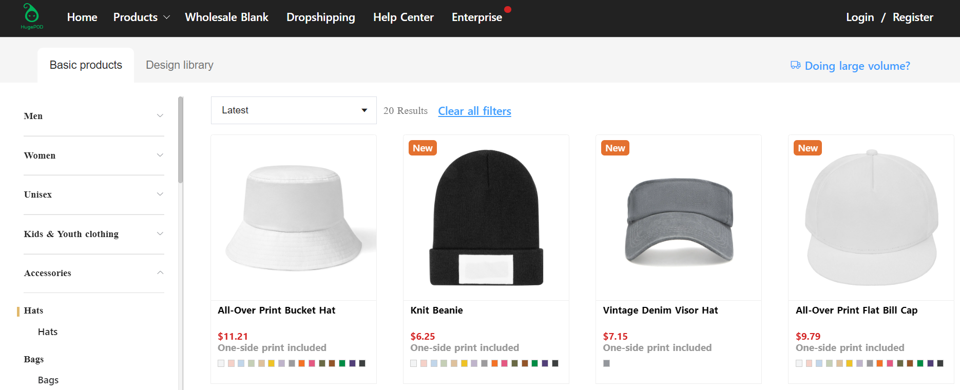17 Print On Demand Hats & Headwear To DESIGN – Passive Marketeer