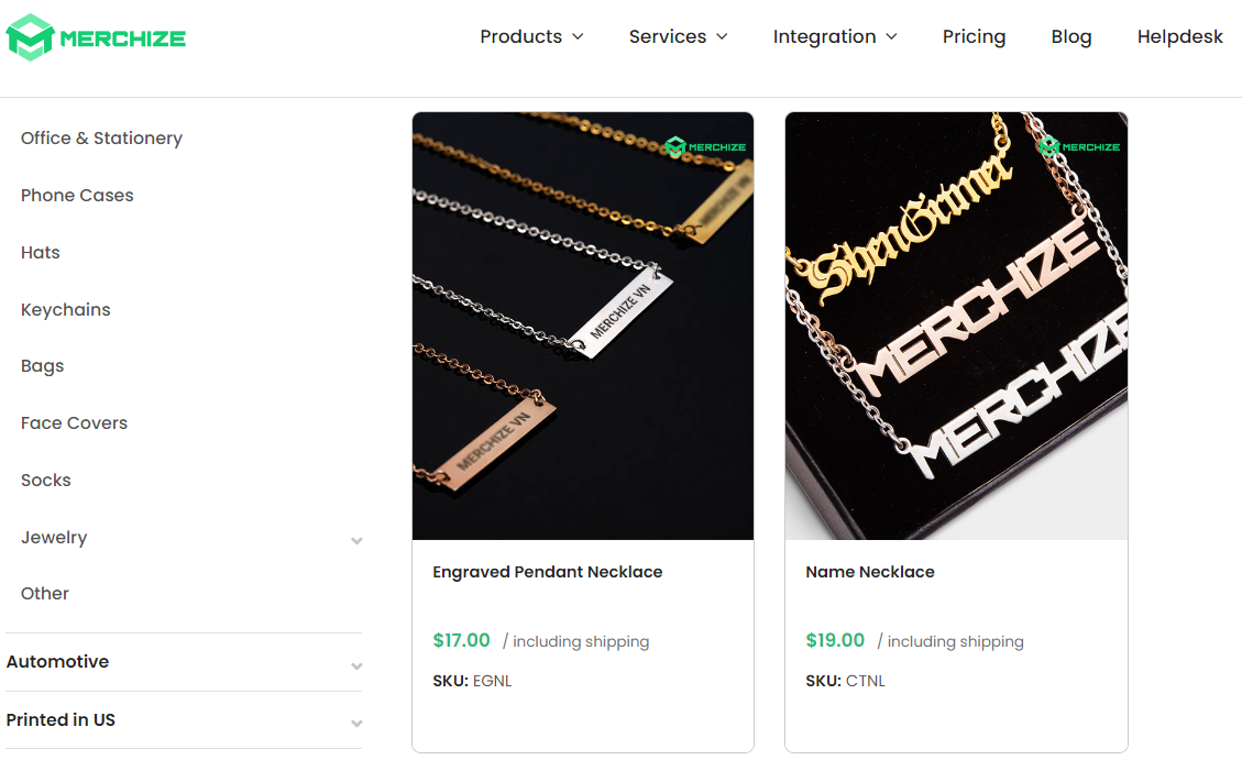 15 Best Print On Demand Jewelry Sites (COOL products!) – Passive Marketeer