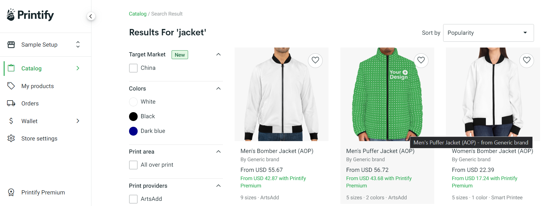 17 Print On Demand Jackets & Coats Fulfillment – Passive Marketeer