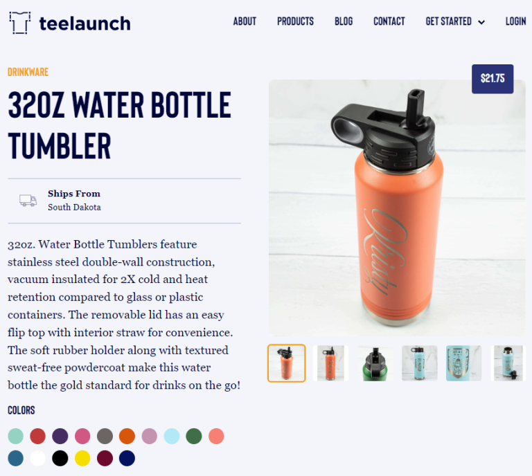 13 Print On Demand Water Bottles To Design – Passive Marketeer