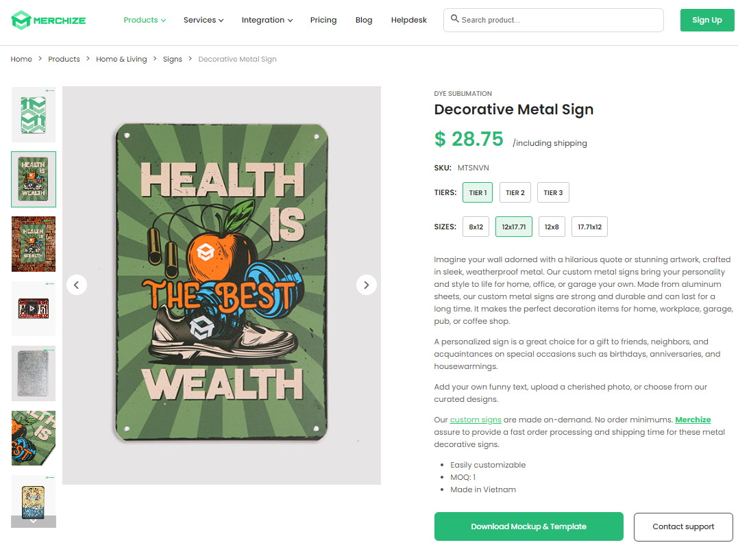 9 Print On Demand Metal Signs & Prints Fulfillment – Passive Marketeer