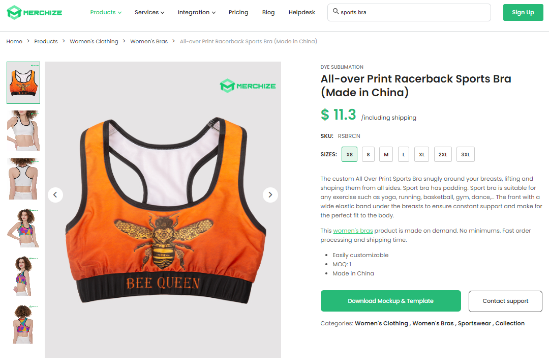 7 Print On Demand Sports Bra Companies – Passive Marketeer